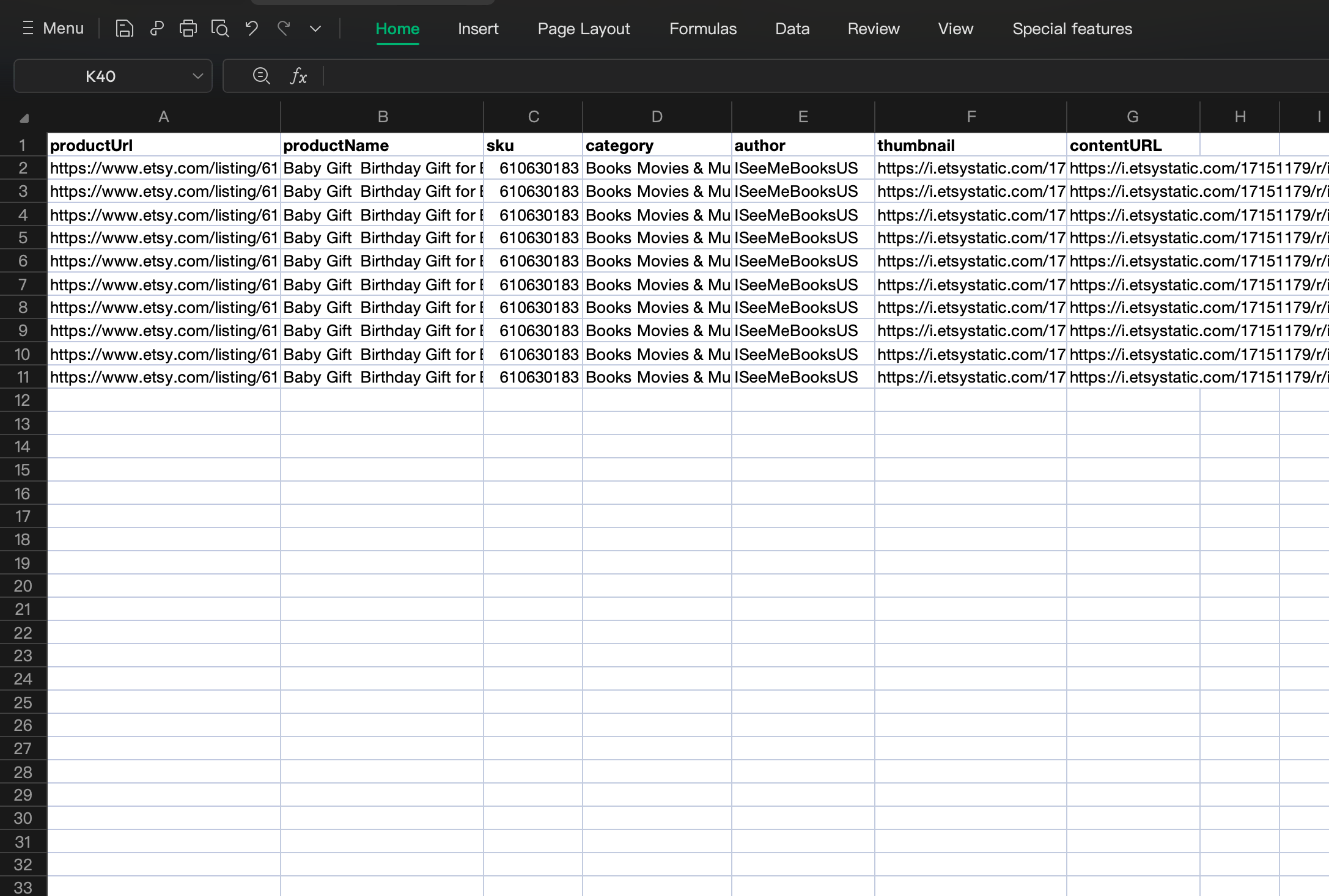 Etsy Image Downloader - download or export etsy product images to zip file or CSV file just one ...